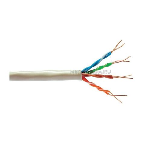 Витая пара UTP, FTP, STP: Кабель UTP 4 пары cat.5e внутренний PVC, медь ...
