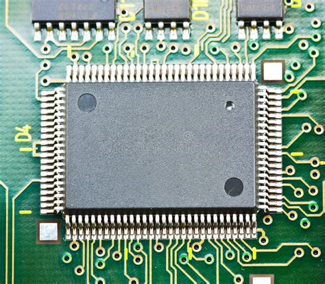 Electronic Circuit Chip On Board Stock Photo Image Of Micro Information 23513140