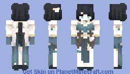 Ruan Mei Honkai Star Rail Almost Minecraft Skin