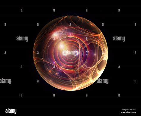 Fractal Sphere Series Visually Pleasing Composition Of Spherical And