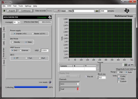 Ads1255 Vref And Measured Value Data Converters Forum Data Converters Ti E2e Support Forums