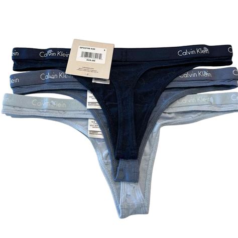 Setx3 Calzon Hilo Calvin Klein Thong
