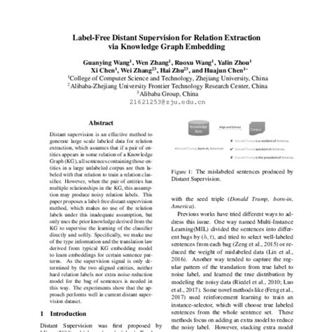 Label Free Distant Supervision For Relation Extraction Via Knowledge