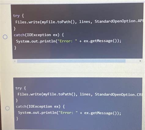 Solved Which Of The Following Segments Of Code Will Create