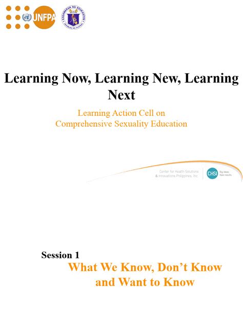 Breakout Session 1 Cse Module Walkthroughpptx Pdf Sexually Transmitted Infection