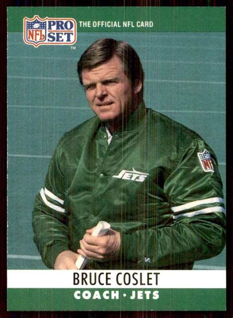 1990 Pro Set Bruce Coslet Co 242 On Kronozio