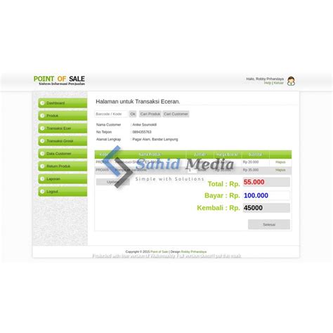 Jual Aplikasi Penjualan Minimarket Support Php 7 Grosir Eceran Shopee Indonesia