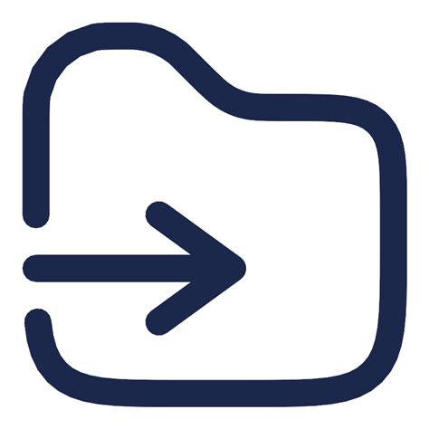 Move To Folder Vector Svg Icon Svg Repo