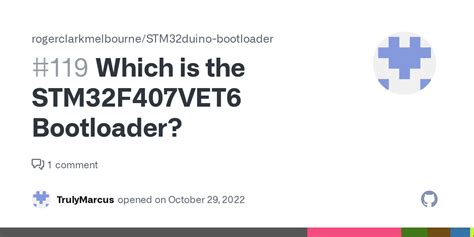 Which Is The Stm32f407vet6 Bootloader · Issue 119
