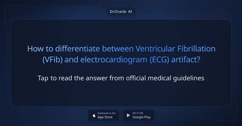 How To Differentiate Between Ventricular Fibrillation Vfib And Electrocardiogram Ecg Artifact