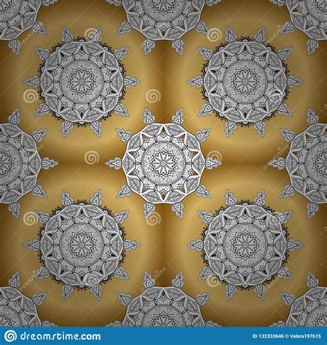 Colecci N Dibujada Mano Plana Del Vintage Stock De Ilustraci N Ilustraci N De Elemento Flores