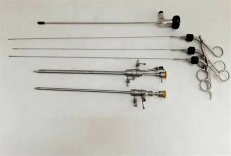 Surgical Laparoscopy Laparoscopic Endoscopy Needle Holder V Type Curved