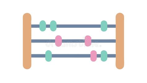 Traditional Abacus Counting Tool Vector Education Math Learning Vector Design Generative Ai