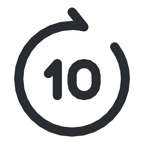 Forward 10 Seconds Vector Svg Icon Svg Repo