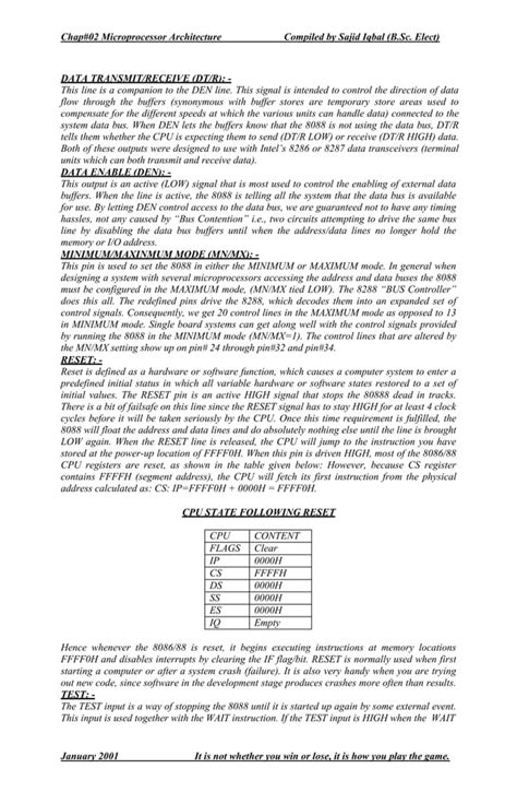 Lecture Notes On Microprocessor And Microcomputer Pdf