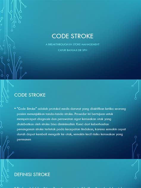 Code Stroke Pdf