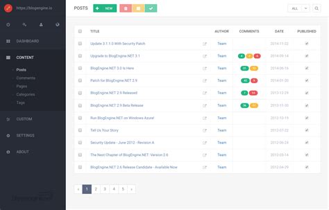 Custom Fields BlogEngine NET