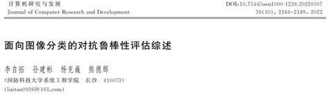 面向图像分类的对抗鲁棒性评估综述 知乎