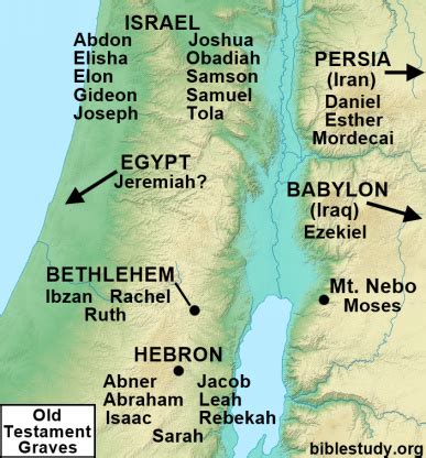 Book Of Ruth Map