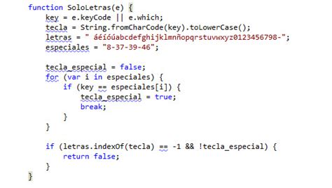 Programación C Solo Letras Con Control Textbox Asp Y Javascript