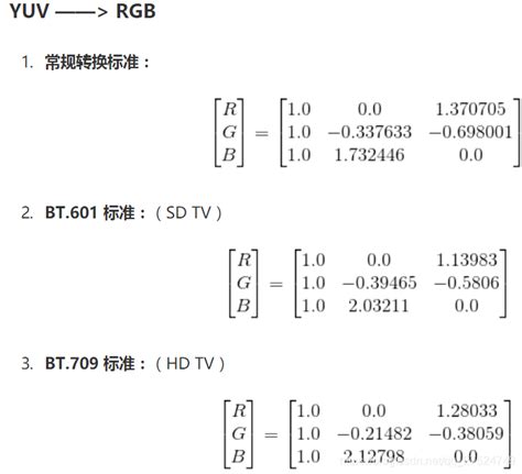 【图像处理基础】rgb与yuv互转之间的一些问题 yuv420 转 rgb 有重影 csdn博客