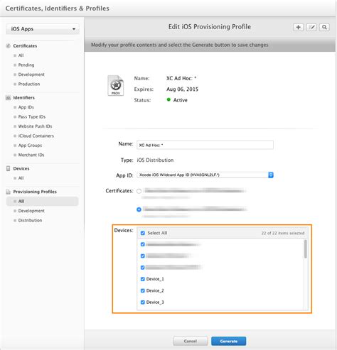 Registering Ios Devices For Testing Testexecute Documentation