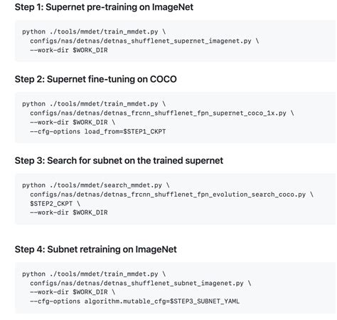 Bug Some Training Steps In The Readme Of Detnas Seem Not Right · Issue 48 · Open Mmlab
