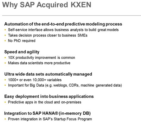 Predictive Analysis Kxen Is Not A Radio Station Sap Community