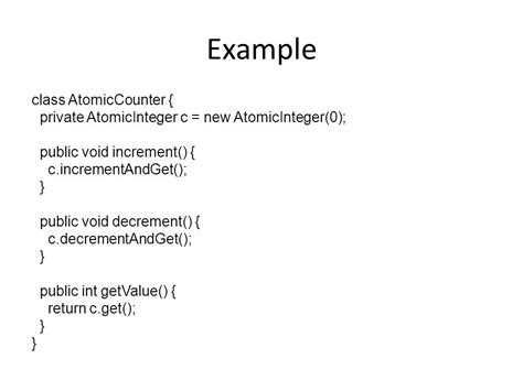 Atomic Operations David Monismith Cs550 Operating Systems Ppt Download