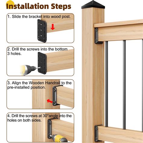 Attaching Deck Handrail Deck Handrails To Newel Post Connection