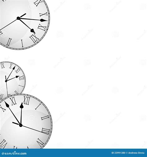 Wall Clock Set Of Wall Office Clocks Vector Cartoon Illustration 178307817
