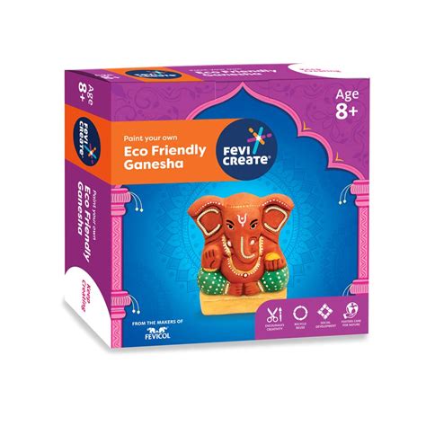Fevicreate Eco Friendly Diy Art And Craft Ganesha Kit Maxa Enterprises