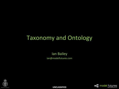Taxonomy And Ontology Powerpoint97 03 Ppt