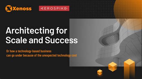 Don Dengel On Linkedin Architecting For Scale And Success Aerospike