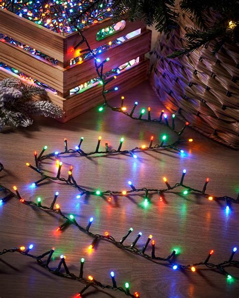 Led Compact Christmas Tree String Lights Multi Colour We R Christmas