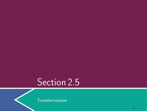 Ppt Section25 Transformations Transformations Translations Powerpoint Presentation 139594