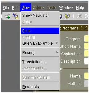 Frequently Used Menus And Shortcuts In Oracle Apps ErpSchools