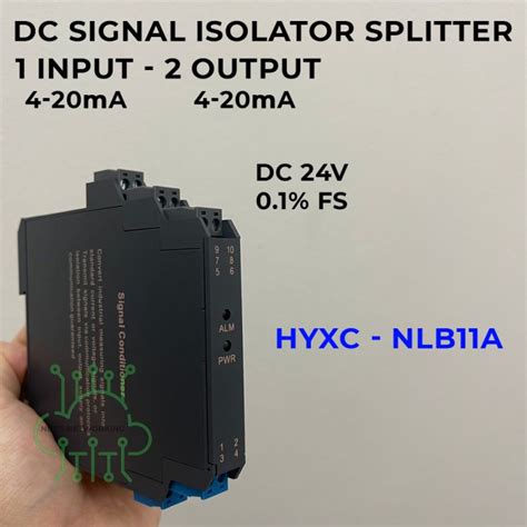 Jual Dc Signal Isolator Current Isolator 4 20ma 2 Output Jakarta