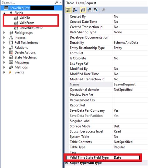 Valid Time Statedate Effective Framework