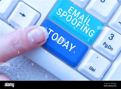 Text Showing Inspiration Email Spoofing Business Idea Secure The Access And Content Of An Email