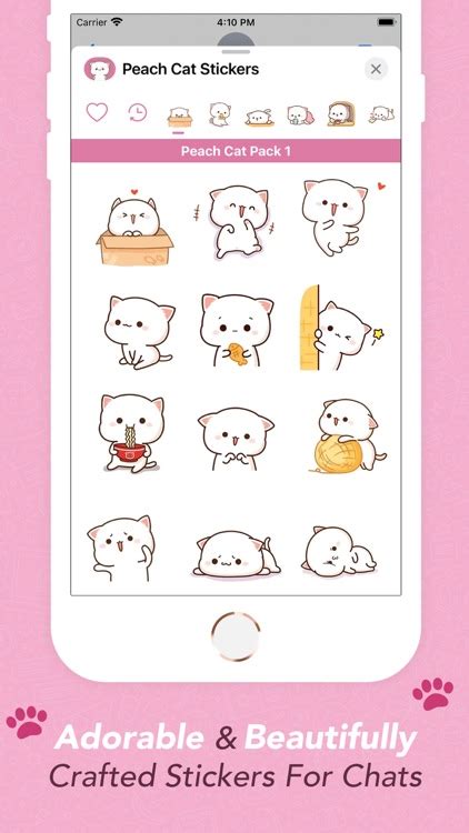 Mochi Peach Cat By Dave Deep