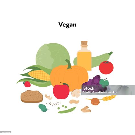 Vetores De Conceito De Exemplo De Prato De Comida Ilustração Plana Vetorial Símbolo De Dieta