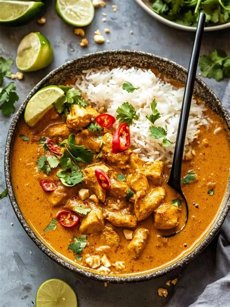 Delicious Malaysian Chicken Satay Curry In 30 Minutes Wrenlee Recipes