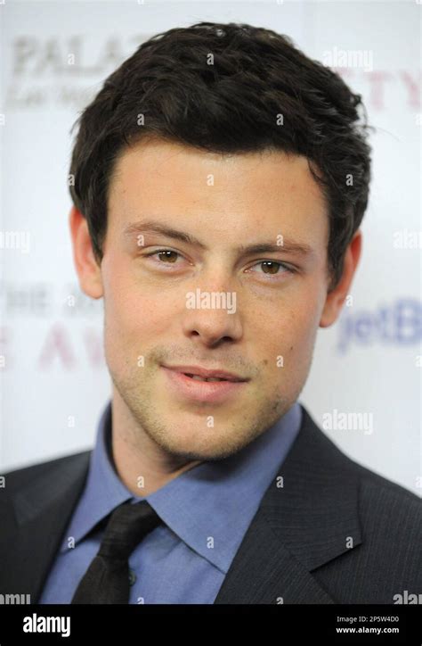 Los Angeles Ca December 12 Actor Cory Monteith Arrives At The 2010 Hollywood Style Awards At