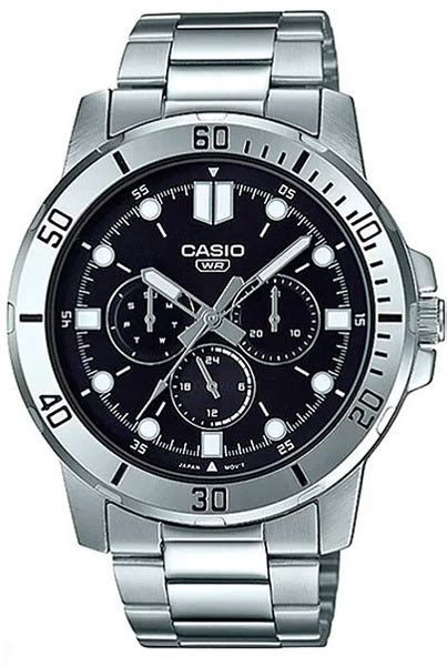 Мужские кварцевые наручные часы Casio Mtp Vd300d 1e с индикатором даты и дня недели купить с