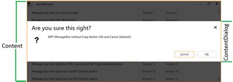 A Contentdialog In A Wpf Desktop Application Codeproject