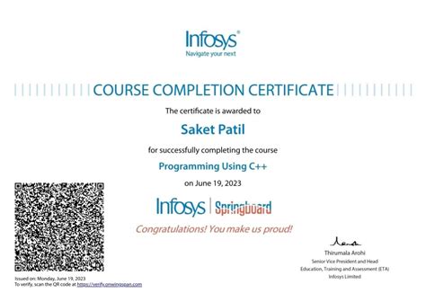 Saket Patil On Linkedin Hello Connections Just Completed A Cpp