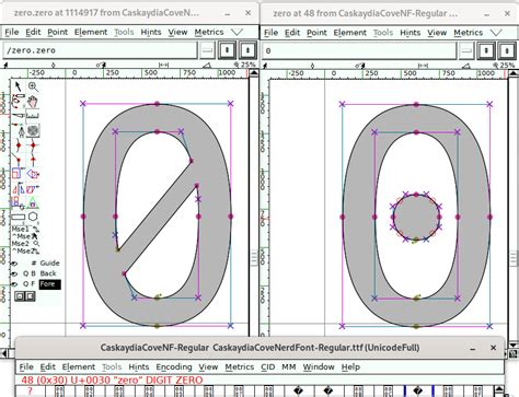 Caskaydiacove Slashed Zero Has Wrong Height · Issue 1390 · Ryanoasis