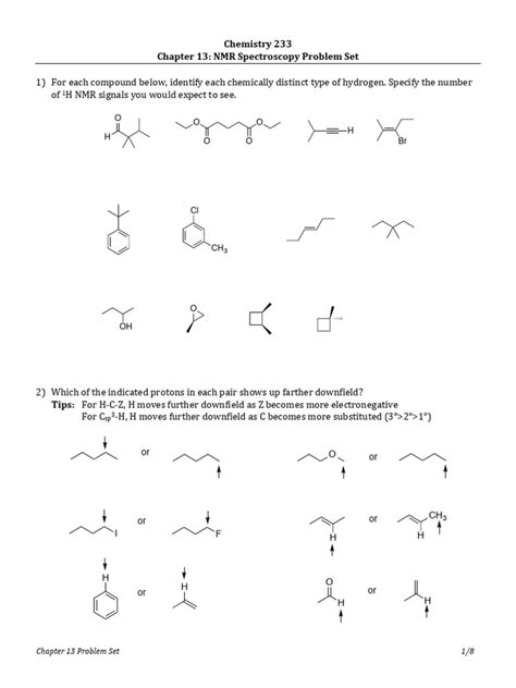Ch 13 Problem Set Ch 13 Problem Set 2 Pdf Proton Nuclear