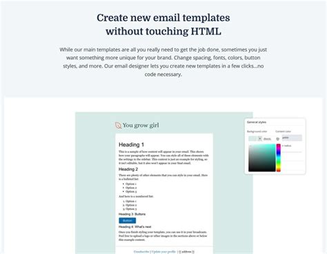 convertkit html email templates